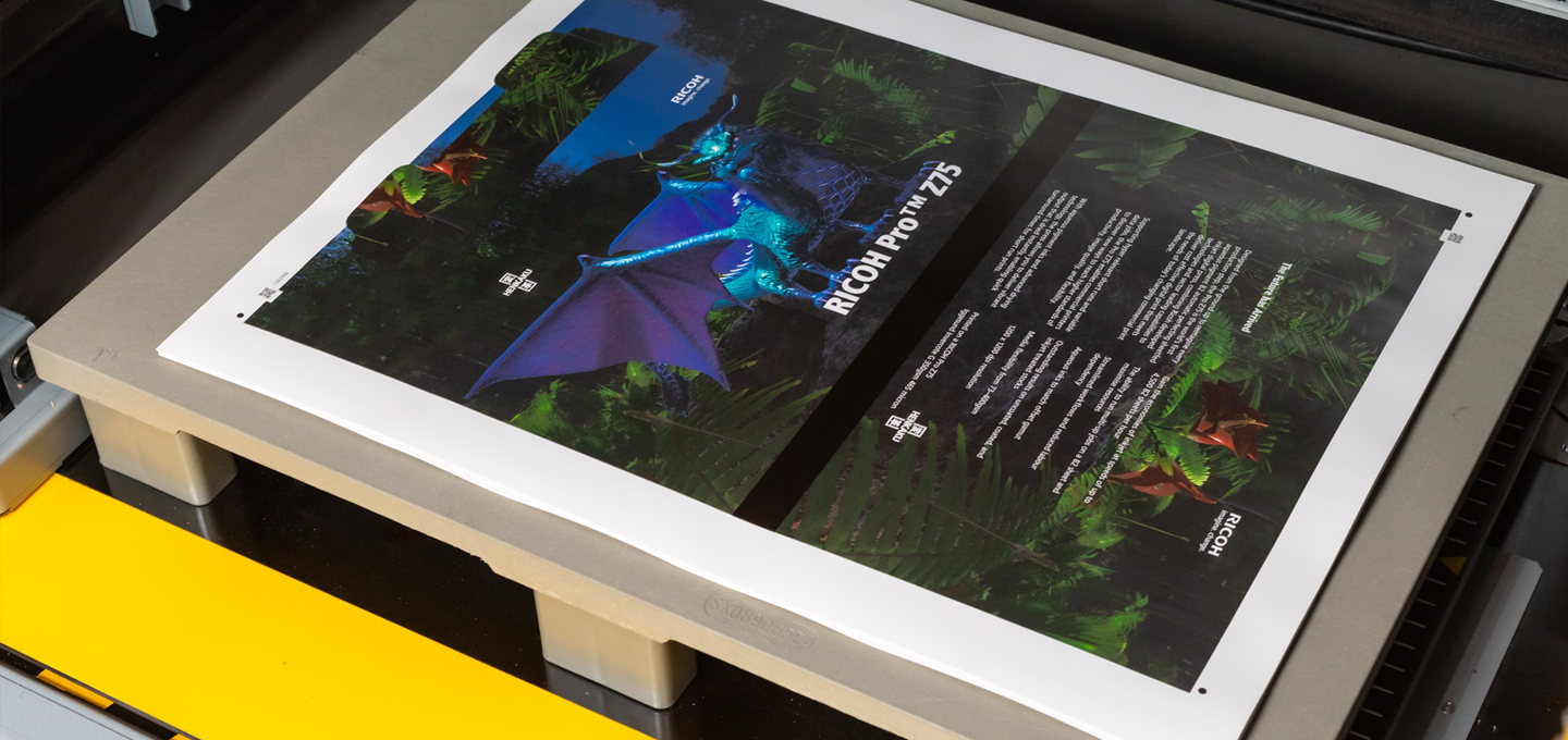 RICOH ProTM Z75 sheet fed inkjet press | Ricoh Europe